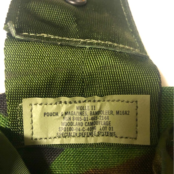 Accessories | New Usgi Molle Ii Woodland 6mag Bandoleer Pouch ...